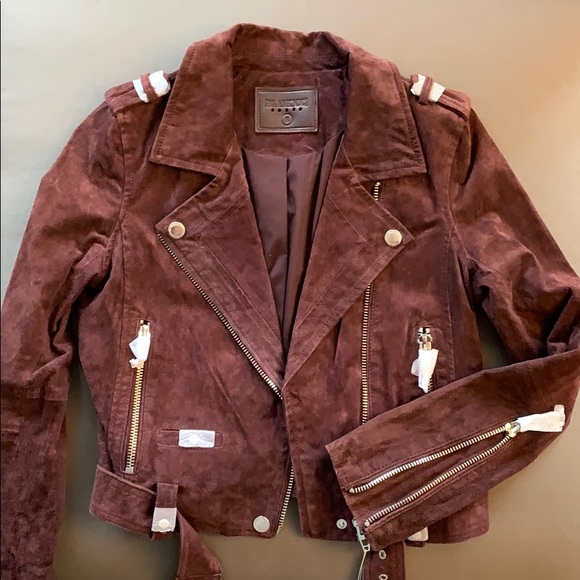 Blank NYC | Jackets & Coats | Nwt Blank Nyc Morning Suede Leather Moto Jacket S | Poshmark